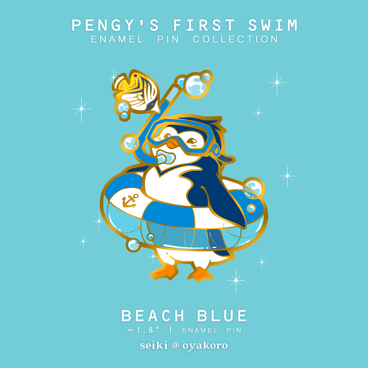Pengy's First Swim Pin– oyakoro♥