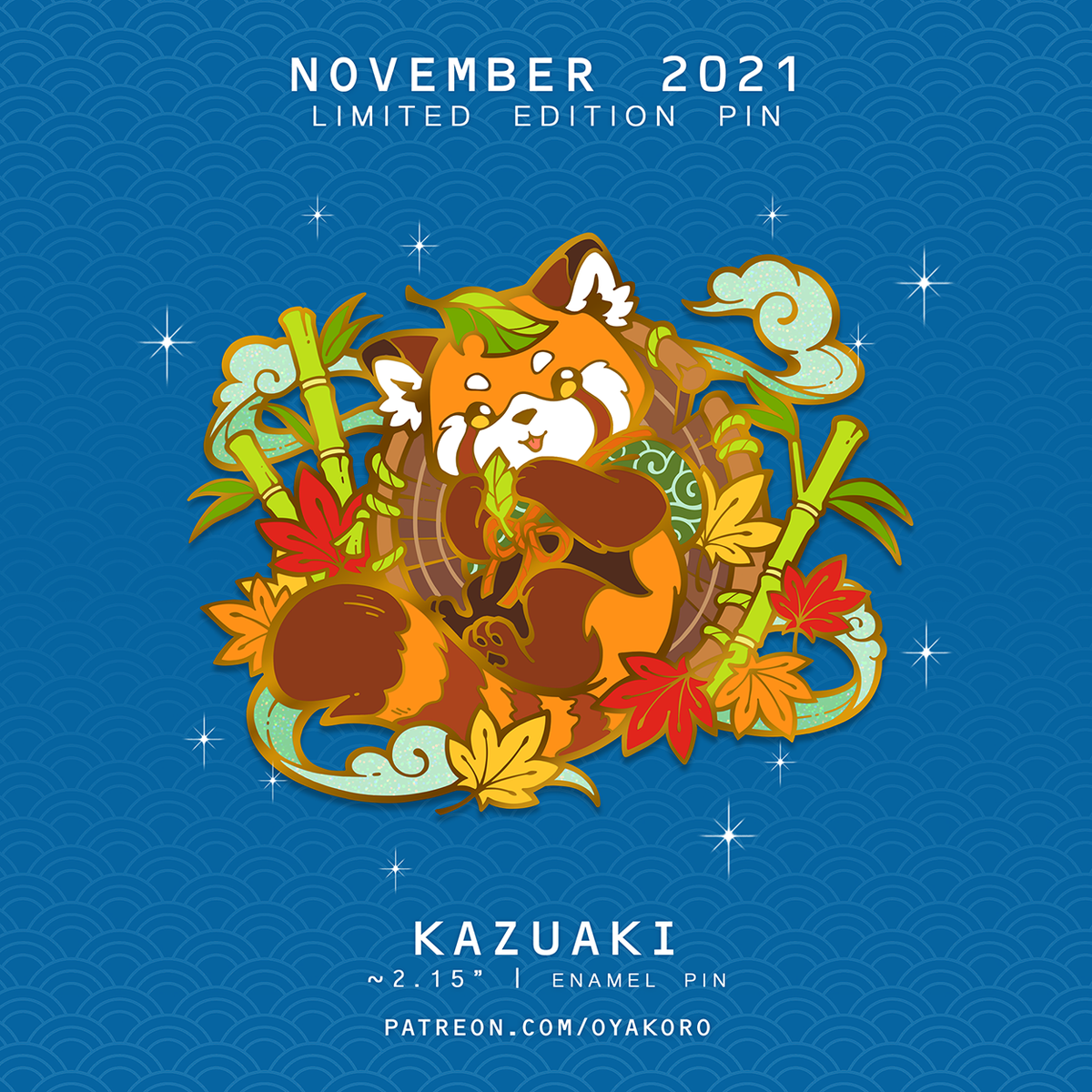 Red Panda Tanuki: Kazuaki Pin ~ Secret Shop Exclusive Mini LE– oyakoro♥